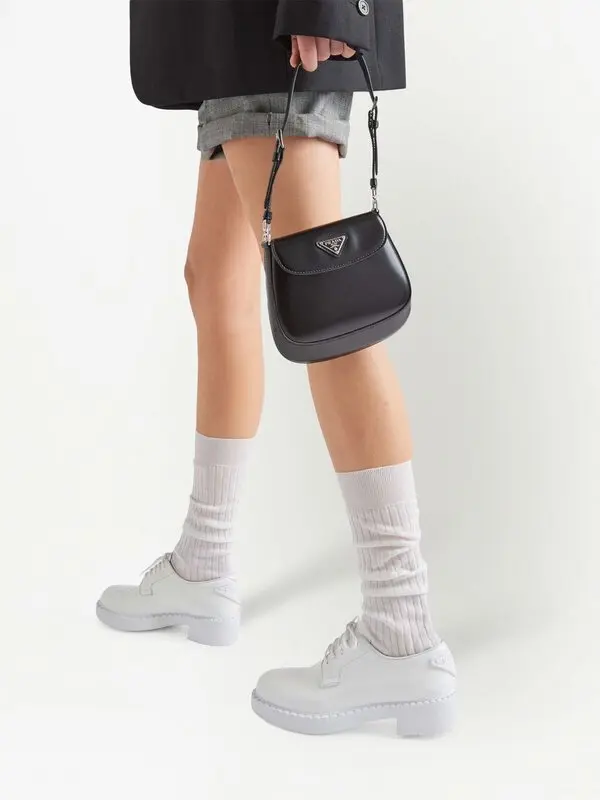 Prada Round-toe Lace-up Shoes