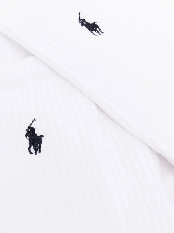 Polo Ralph Lauren Three-pack Ankle Socks - White