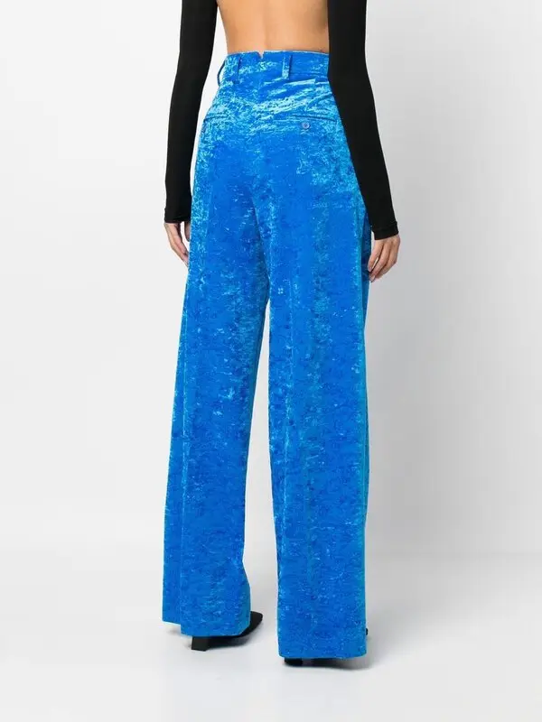 Vetements Velvet High-waisted Trousers