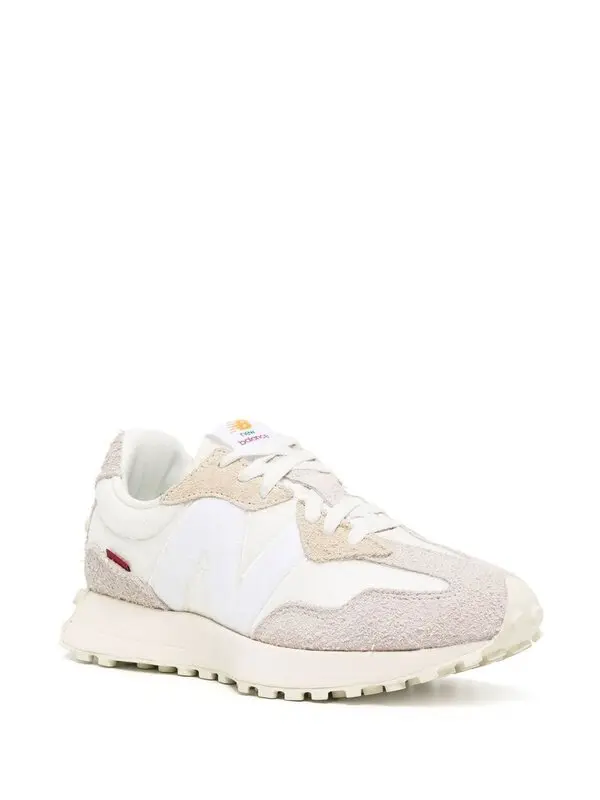 NEW BALANCE 327 Paneled Leather Sneakers