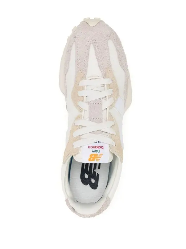 NEW BALANCE 327 Paneled Leather Sneakers