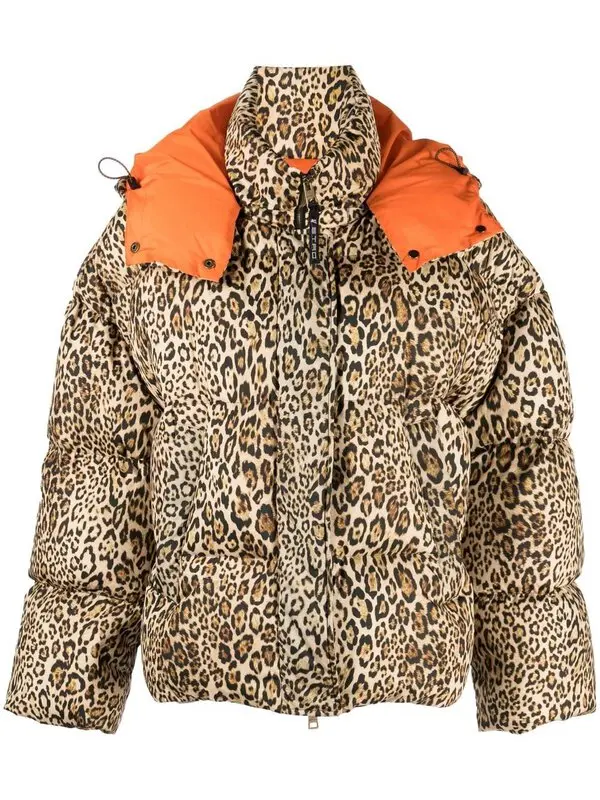 Etro Leopard-print Padded Jacket
