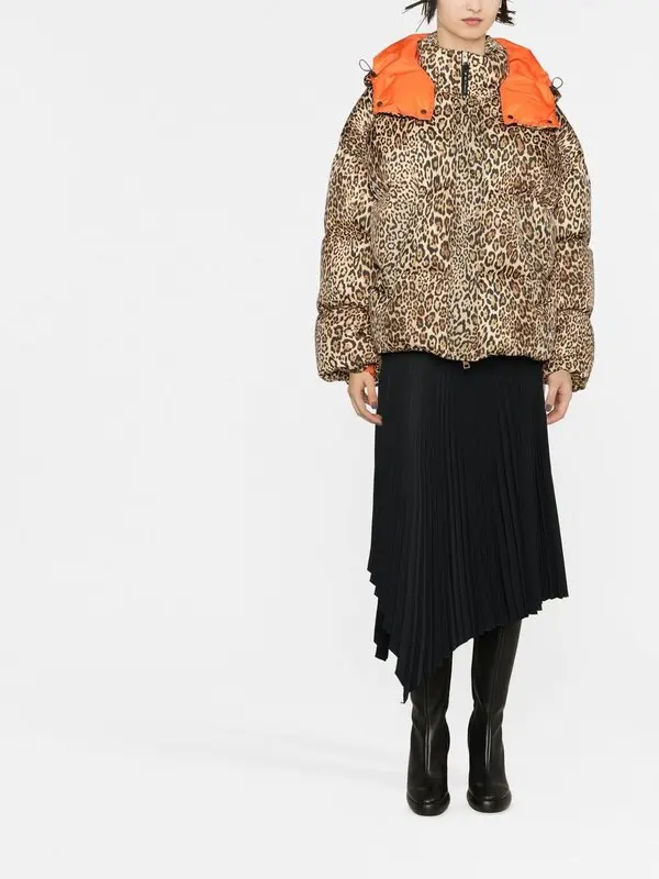 Etro Leopard-print Padded Jacket