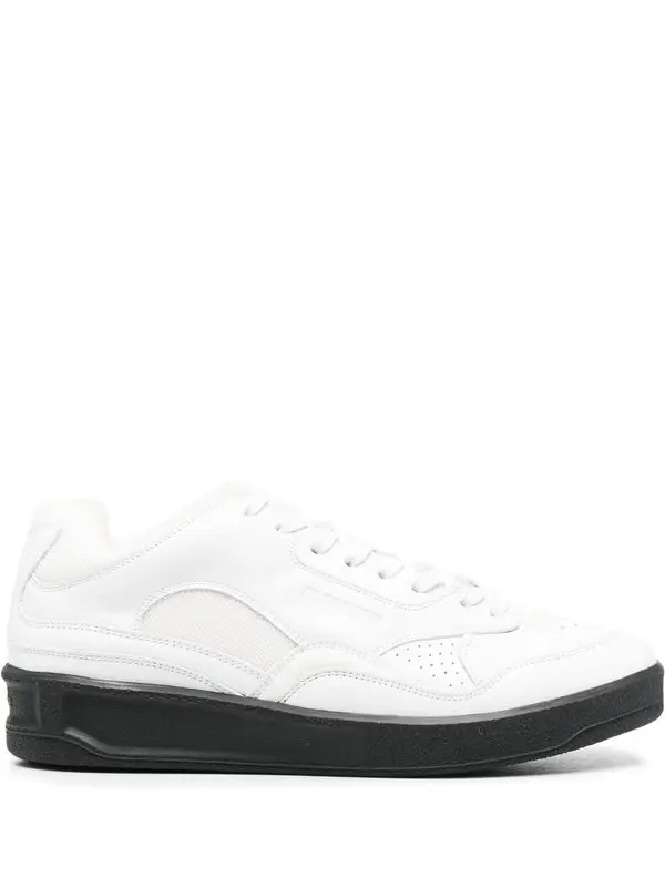 JIL SANDER Panelled Low-top Sneakers - White