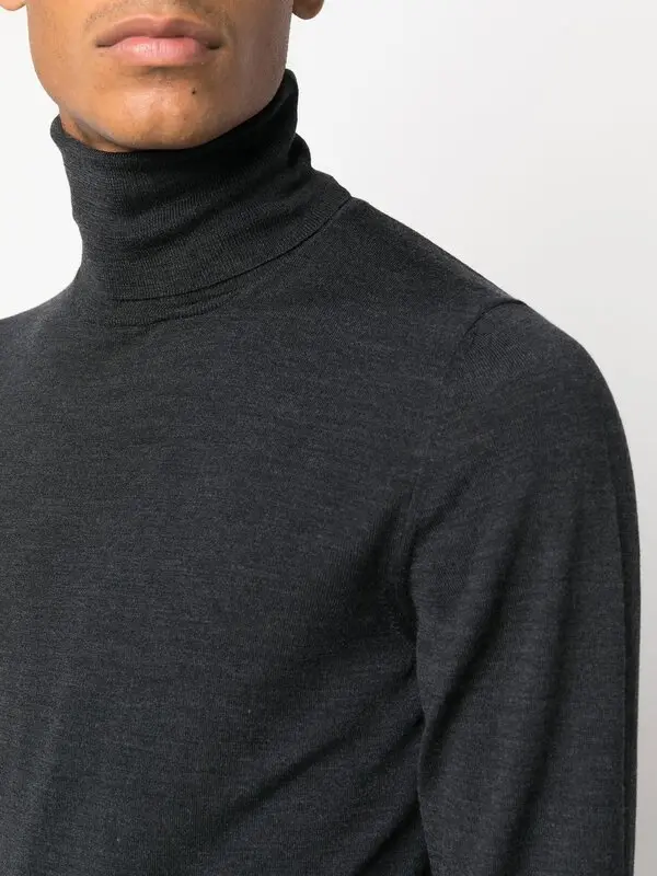 ZANONE Roll Neck Jumper - Grey