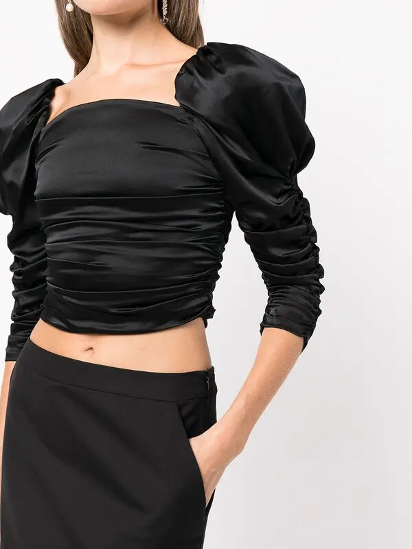 Alice + Olivia Katrice Ruched Top