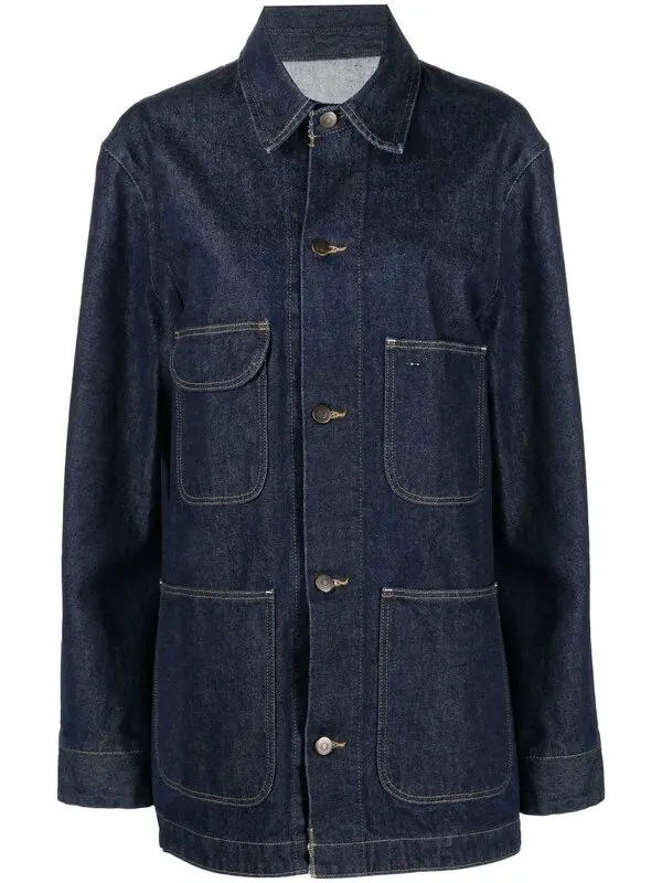 MAISON MARGIELA Contrast-stitch Denim Jacket