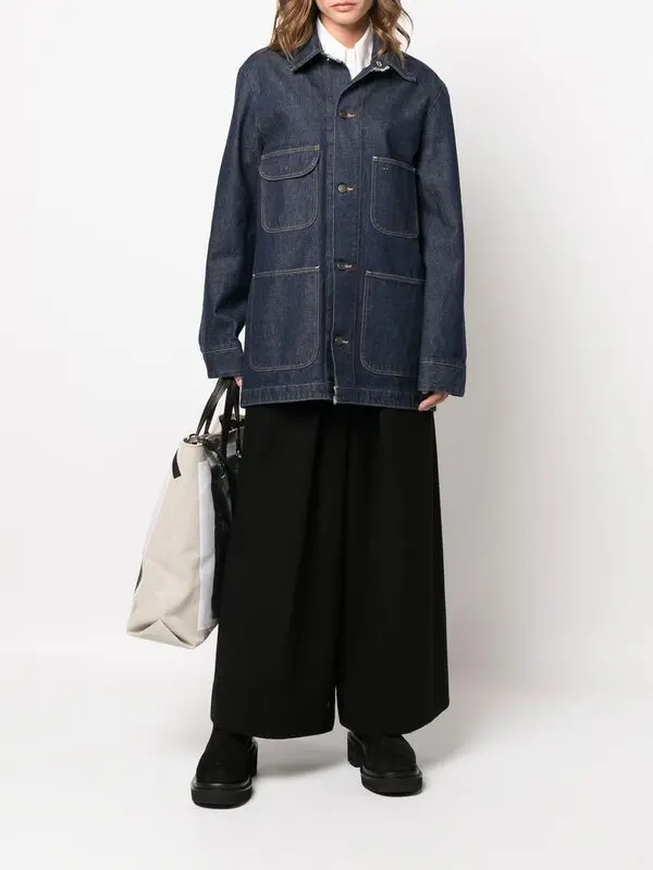 MAISON MARGIELA Contrast-stitch Denim Jacket