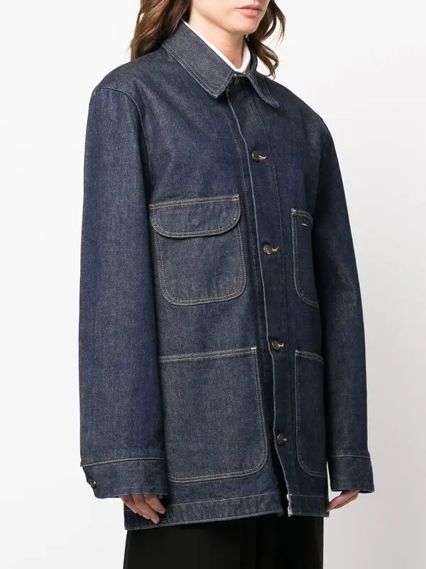MAISON MARGIELA Contrast-stitch Denim Jacket