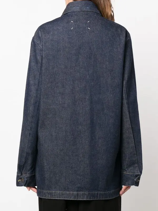 MAISON MARGIELA Contrast-stitch Denim Jacket
