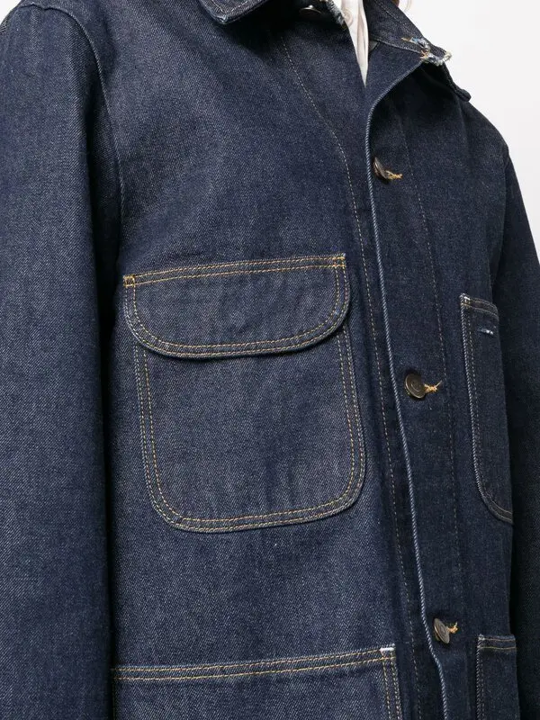 MAISON MARGIELA Contrast-stitch Denim Jacket