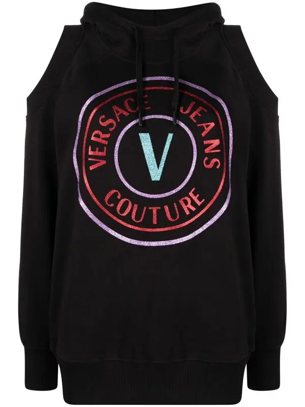 Versace Logo-print Cotton Hoodie