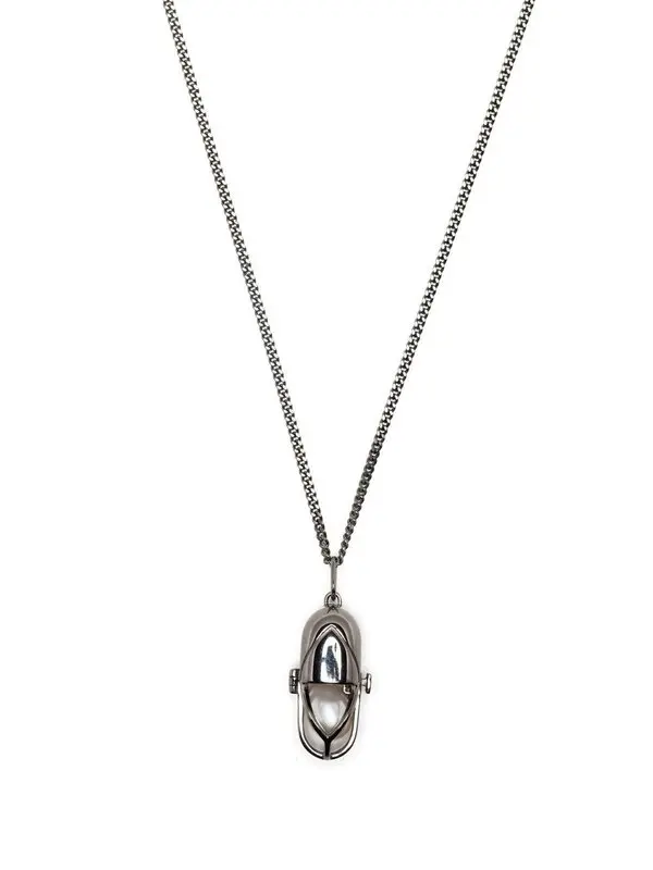 CAPSULE ELEVEN Pearl Pendant Necklace - Silver