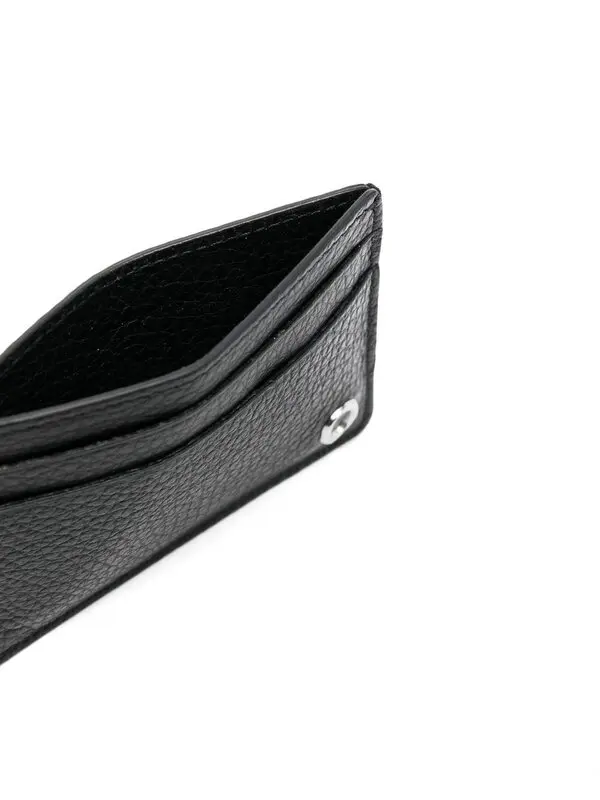 ORTIGNI Logo-plaque Cardholder - Black