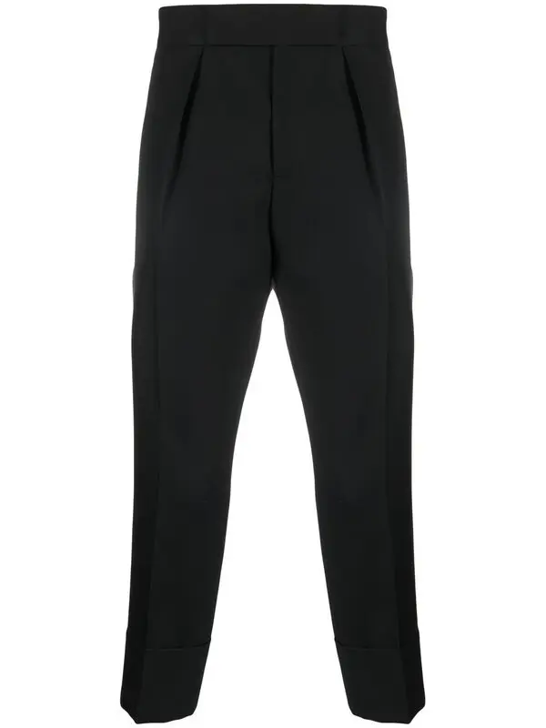 SAPIO Pleated Cropped Trousers