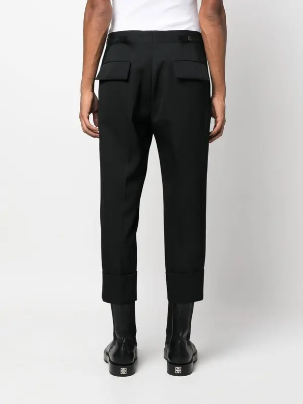 SAPIO Pleated Cropped Trousers