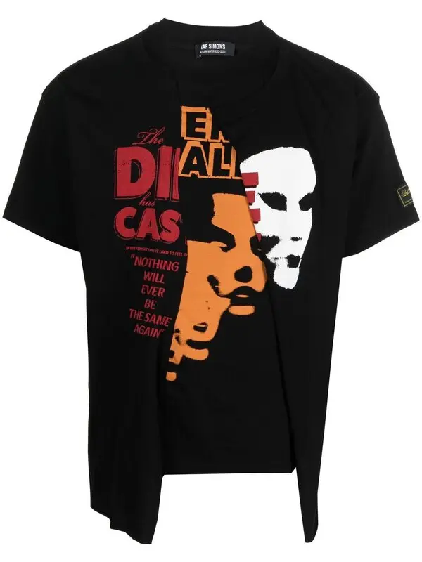 Buy Raf Simons Graphic-print T-shirt - Black At 50% Off | Editorialist