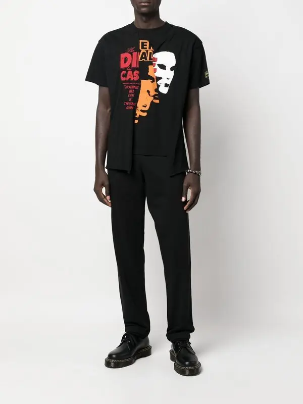 Raf Simons Graphic-Print T-Shirt In Black - 56% Off | Editorialist