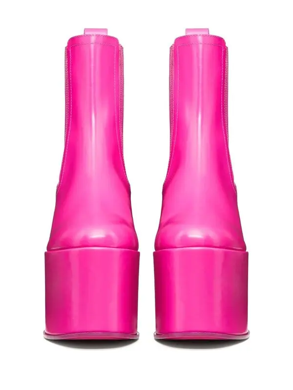 Valentino Garavani Club Platform Chelsea Boots - Pink