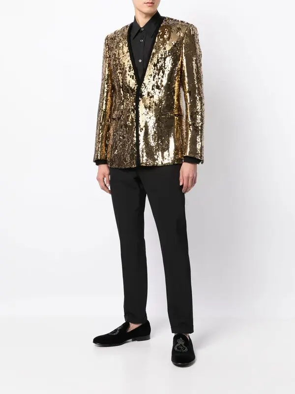 Dolce & Gabbana Embellished Single-breasted Blazer