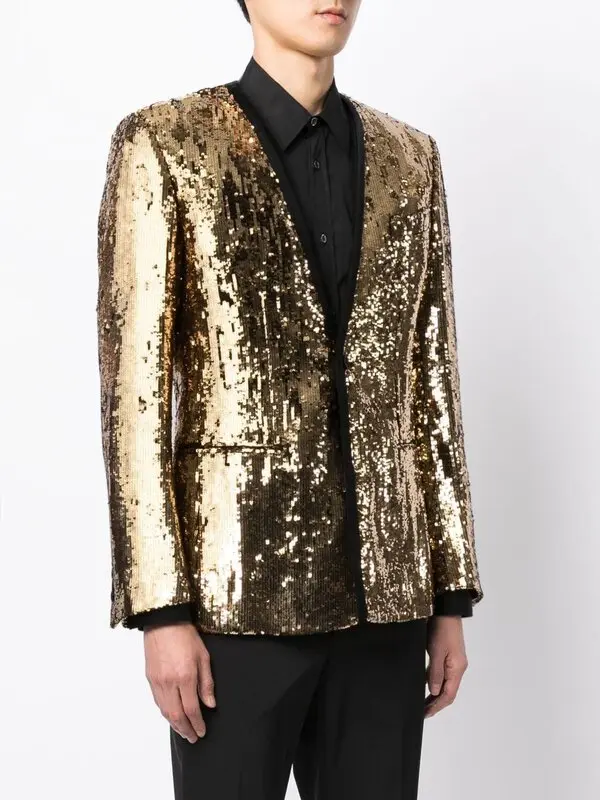 Dolce & Gabbana Embellished Single-breasted Blazer
