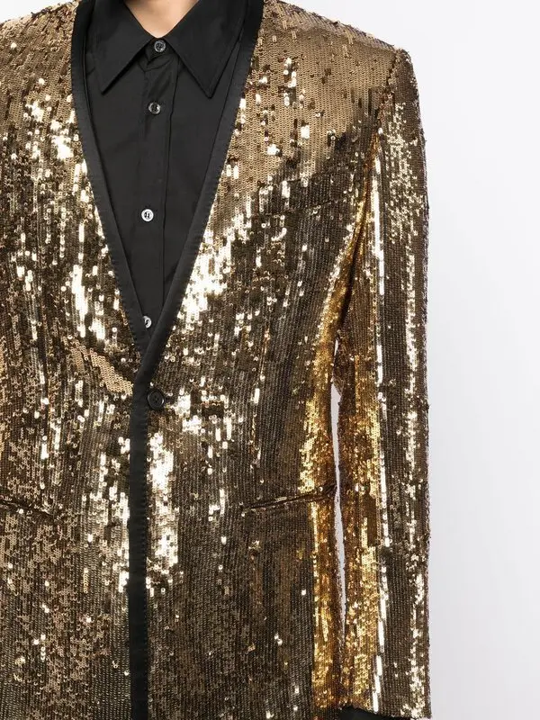 Dolce & Gabbana Embellished Single-breasted Blazer