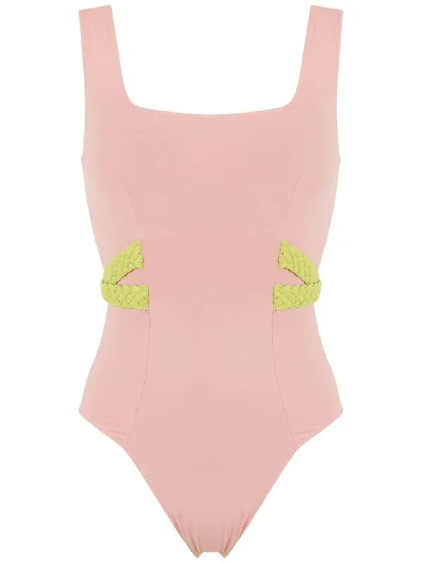 CLUBE BOSSA Eva Rope-detail Swimsuit - Pink