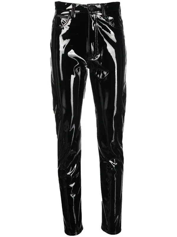Philipp Plein Super-high Waisted Biker Trousers