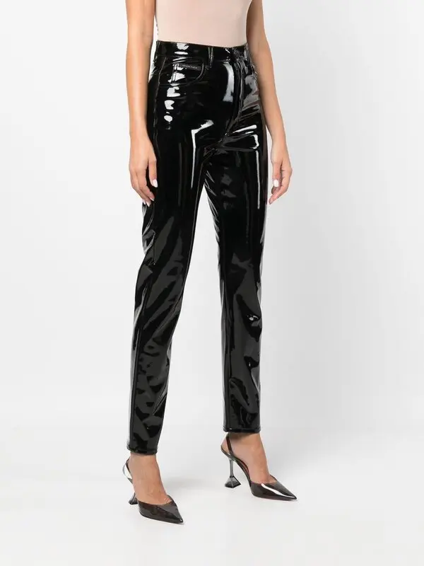Philipp Plein Super-high Waisted Biker Trousers