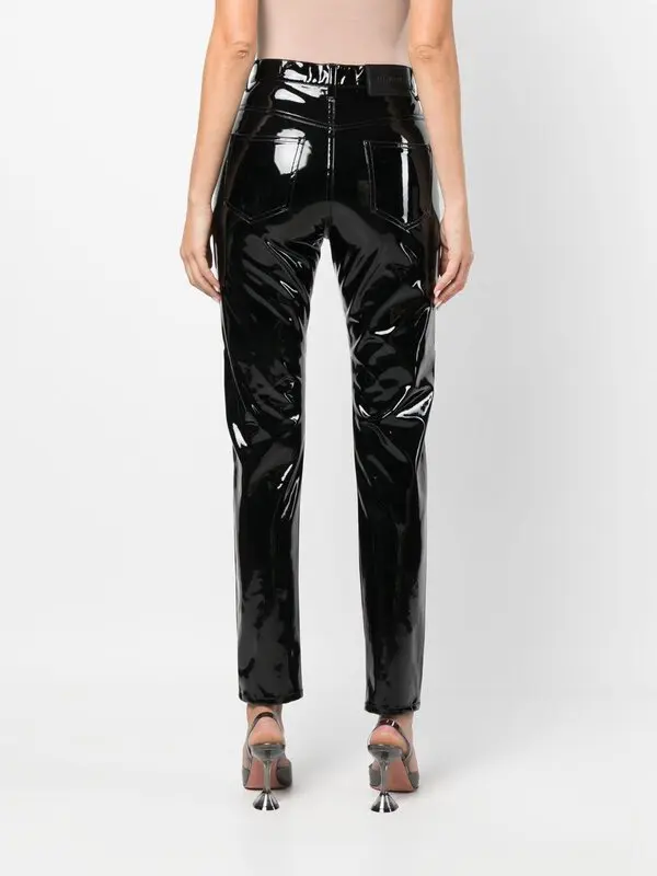 Philipp Plein Super-high Waisted Biker Trousers
