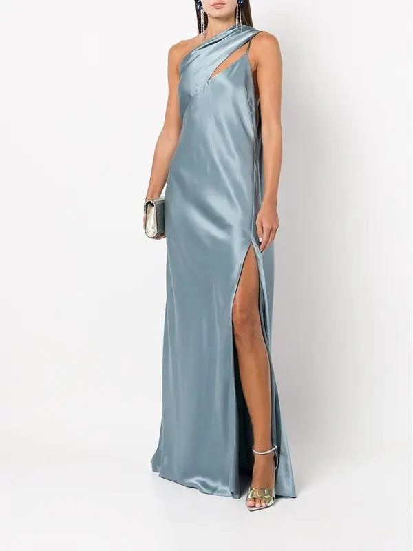 Michelle Mason Side-slit Gown