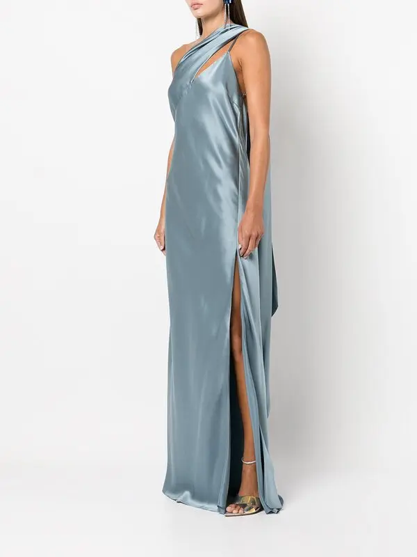 Michelle Mason Side-slit Gown