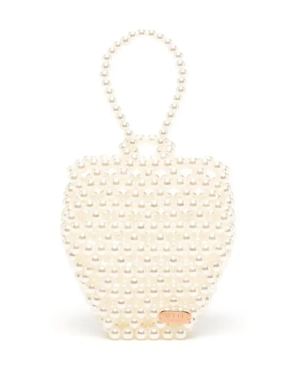 0711 TBILISI Strawberry Beaded Tote Bag