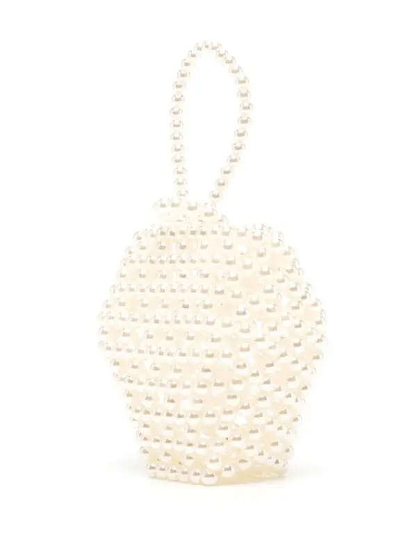 0711 TBILISI Strawberry Beaded Tote Bag