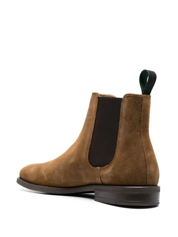 Paul Smith Cedric Almond-toe Chelsea Boots - Brown
