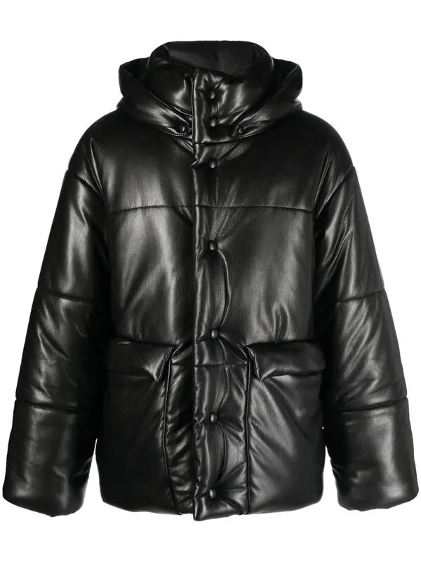 Nanushka Hide Faux-leather Puffer Jacket