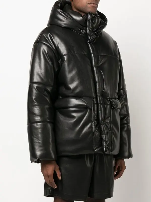 Nanushka Hide Faux-leather Puffer Jacket