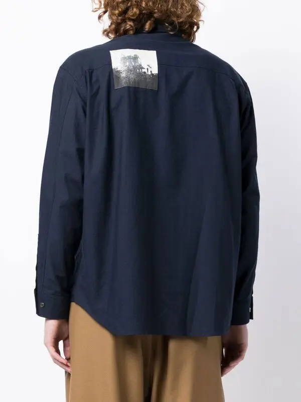 Undercover Psycho-print Long-sleeved Shirt