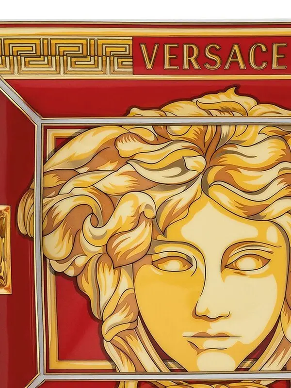 Versace Medusa Head-print Ashtray - Red