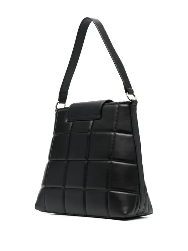 Moschino Logo-plaque Quilted Shoulder Bag