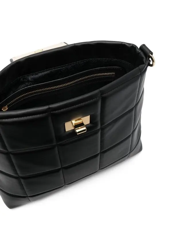 Moschino Logo-plaque Quilted Shoulder Bag