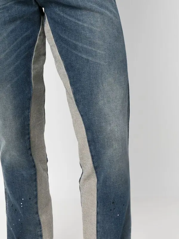 REPRESENT Two-tone Straight-leg Jeans
