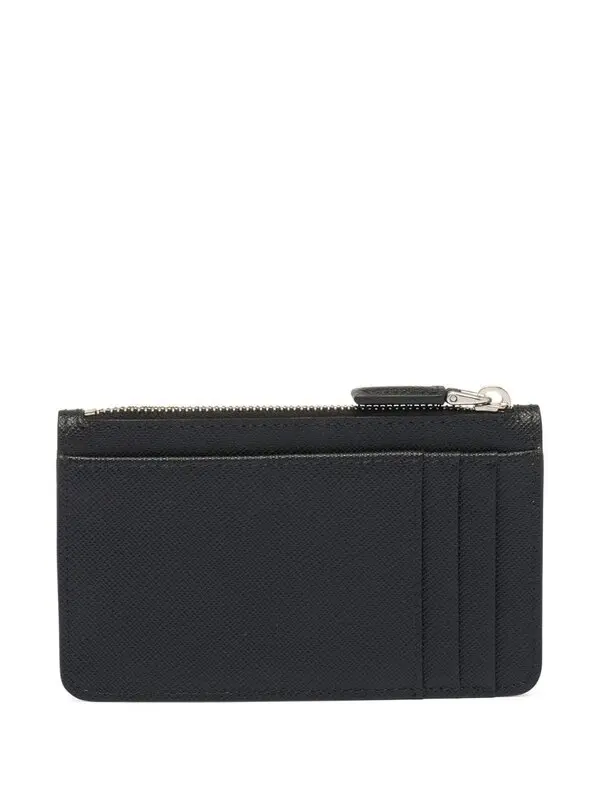 Prada Leather Card Holder - Black