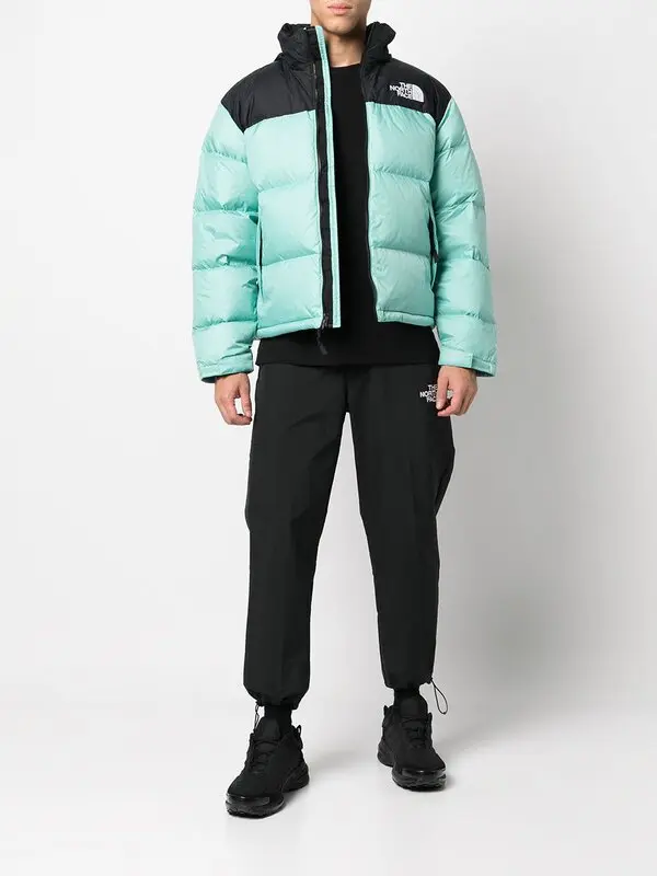 The North Face Embroidered Logo Padded Jacket - Blue