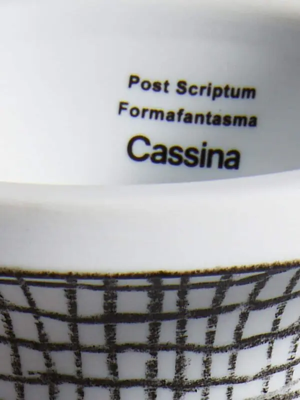 CASSINA Post Scriptum Porcelain Vase
