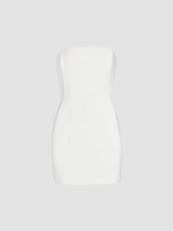 A.L.C. Elsie Strapless Minidress - White