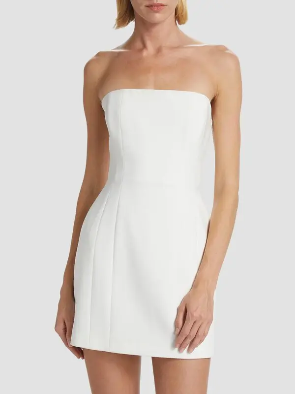 A.L.C. Elsie Strapless Minidress - White