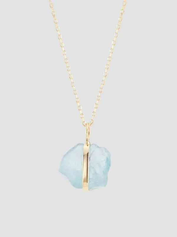 Jia Jia 14k Yellow Gold & Birthstone Pendant Necklace - March
