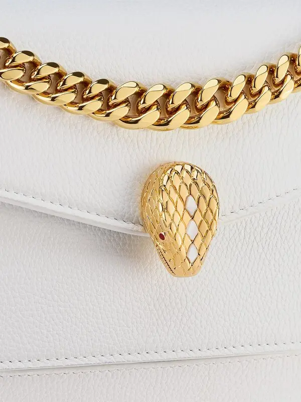 BVLGARI Serpenti E/w Maxi Chain Leather Shoulder Bag