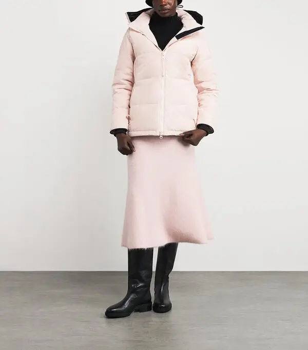 Canada Goose Down-filled Chelsea Parka Coat - Pink